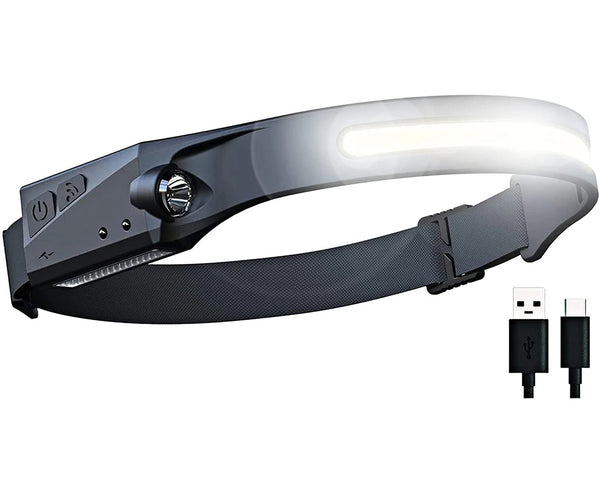 LED Head Torch 350 Lumens Lightweight Head Torch Weather Resistant Rec