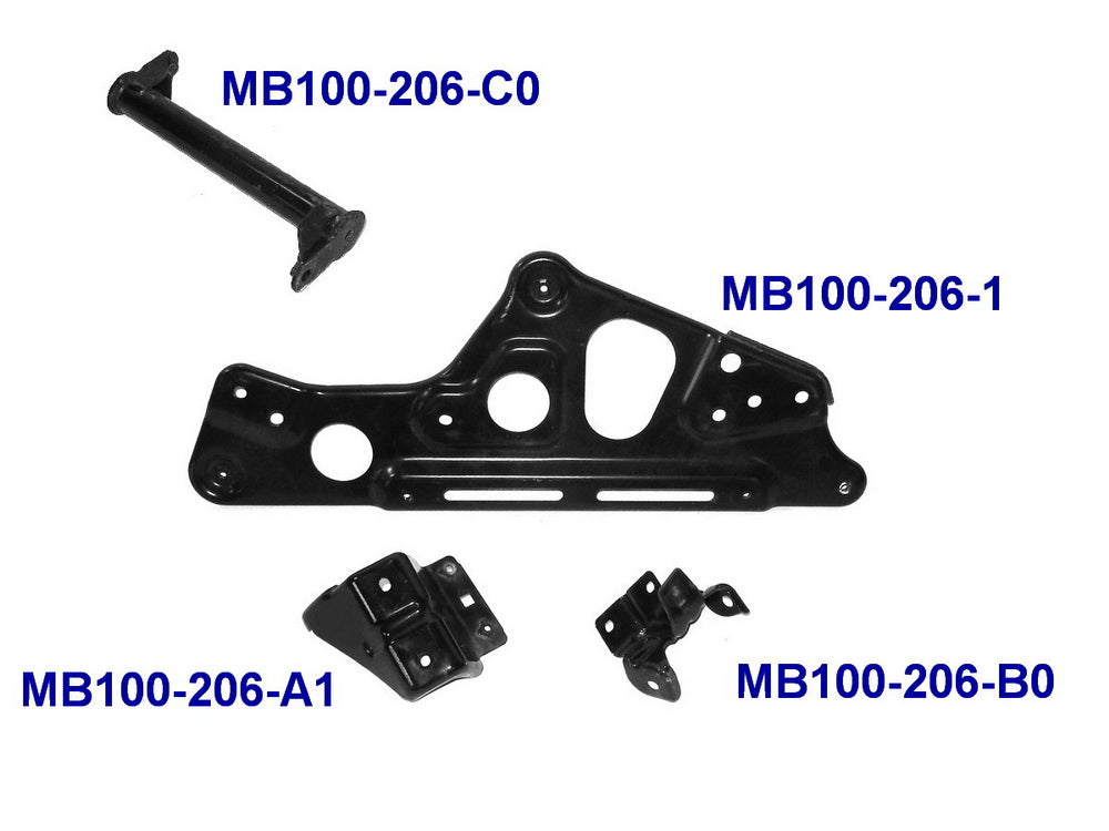 HeadLamp Head Light Bracket – In Front Bumper Bar – To Suit Mitsubishi